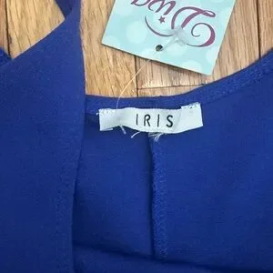 iris | Dresses | Iris Blue Midi Dress | Poshmark